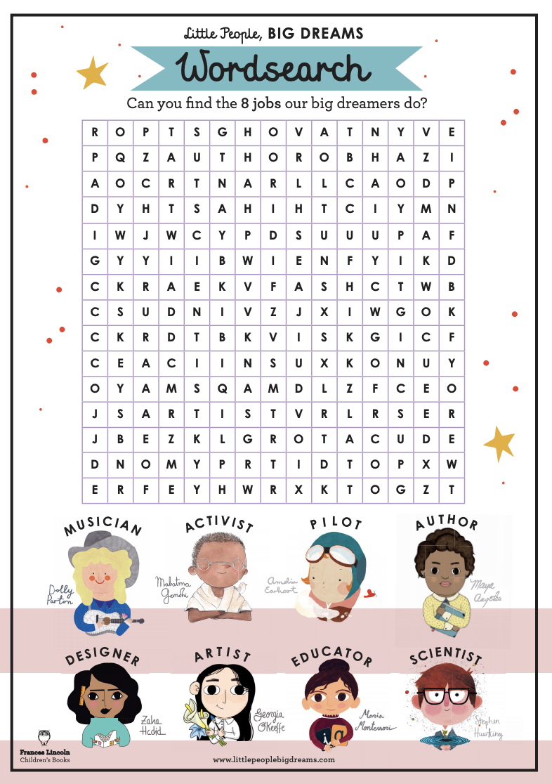 New Downloads for Virtual Learning - Little People, BIG DREAMS